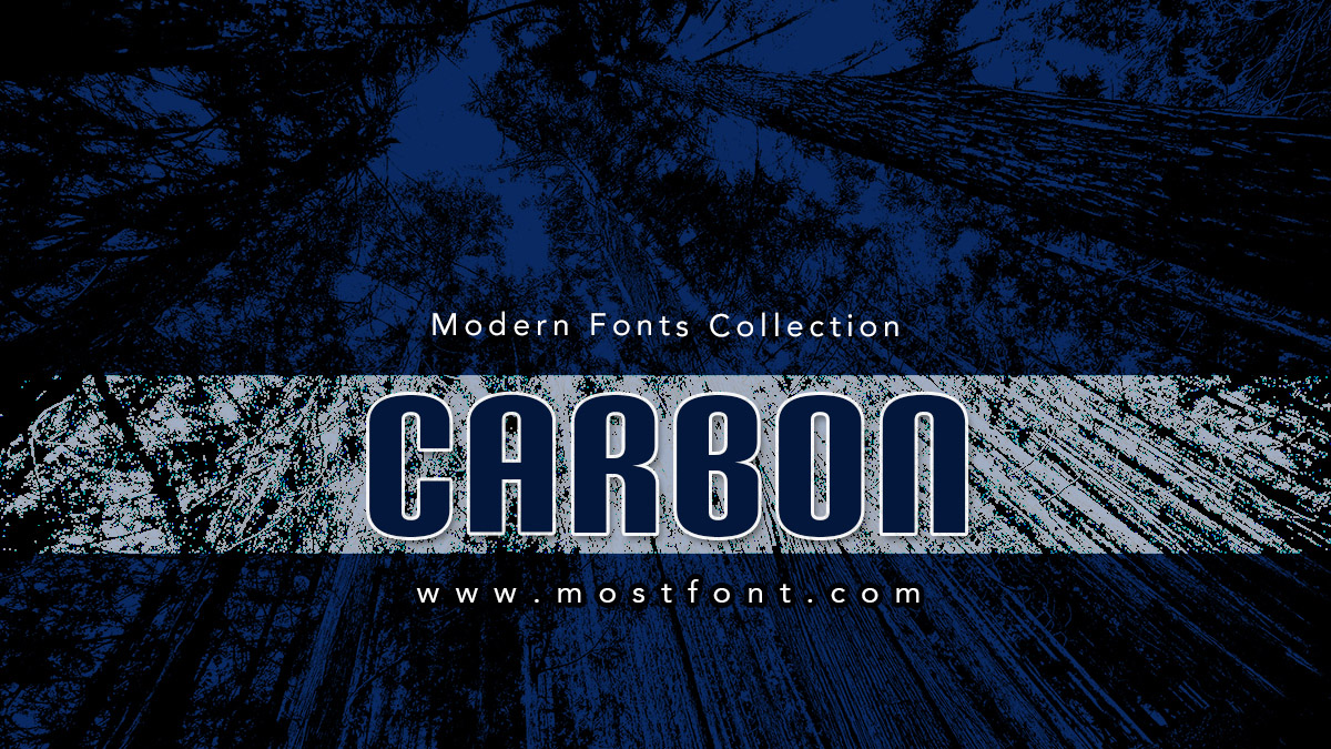 Carbon Bl Font by Typodermic Fonts | mostfont.com