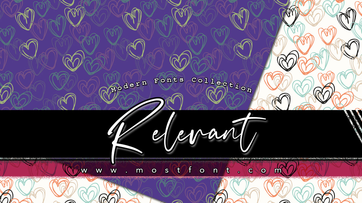 Relevant Font by Fikryal studio | mostfont.com