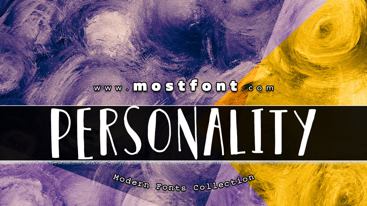 Personality DEMO Font by Pizzadude | mostfont.com