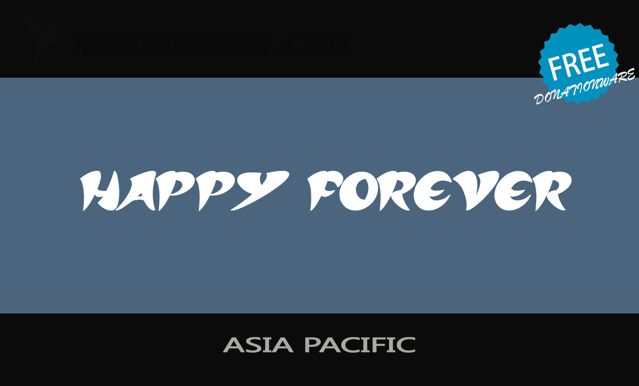 ASIA PACIFIC Bold Italic Font by weknow | mostfont.com