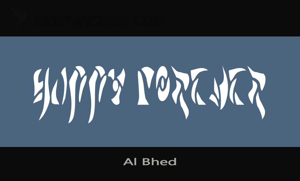 Al Bhed Font by Rafael Tezako | mostfont.com