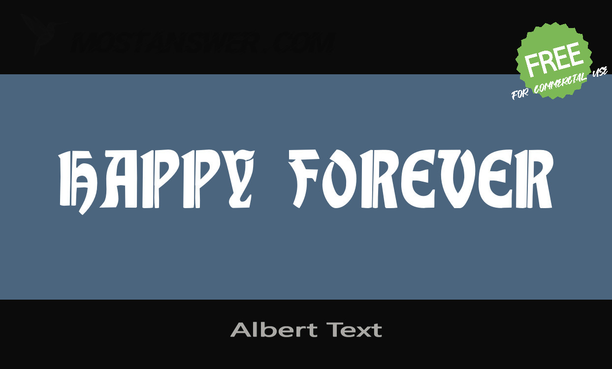 AlbertTextBold Font by Dieter Steffmann | mostfont.com