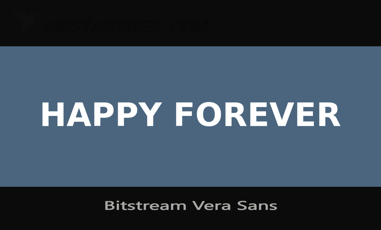 VeraBd Font by The Gnome Project | mostfont.com