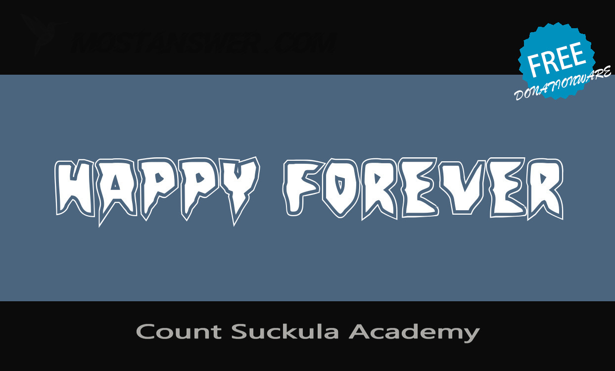Countsuckulaacad Font by Iconian Fonts | mostfont.com