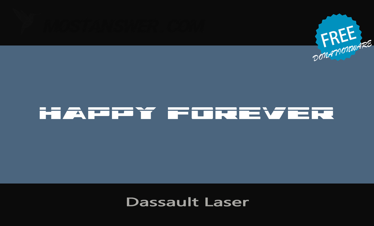 Dassaultlaser Font by Iconian Fonts | mostfont.com