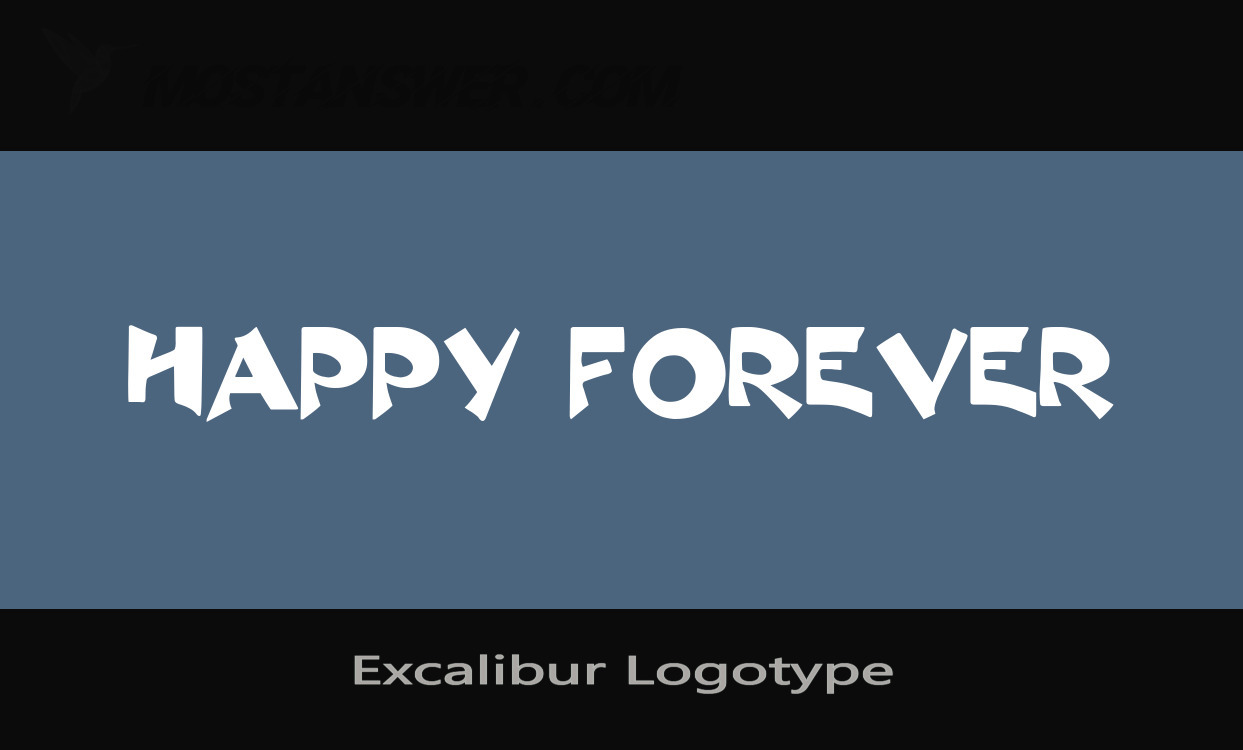 Excalibur Font by | mostfont.com