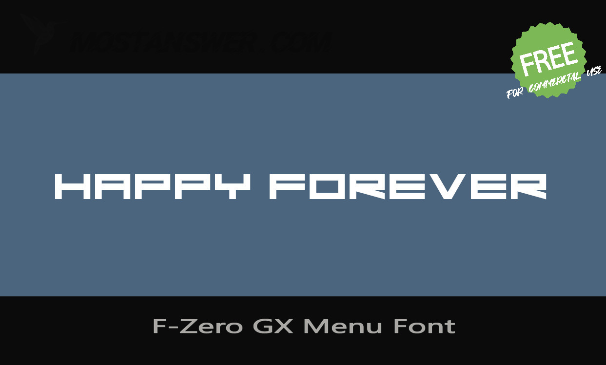 FZGXMenuFont Bold Font by Tony Thai | mostfont.com