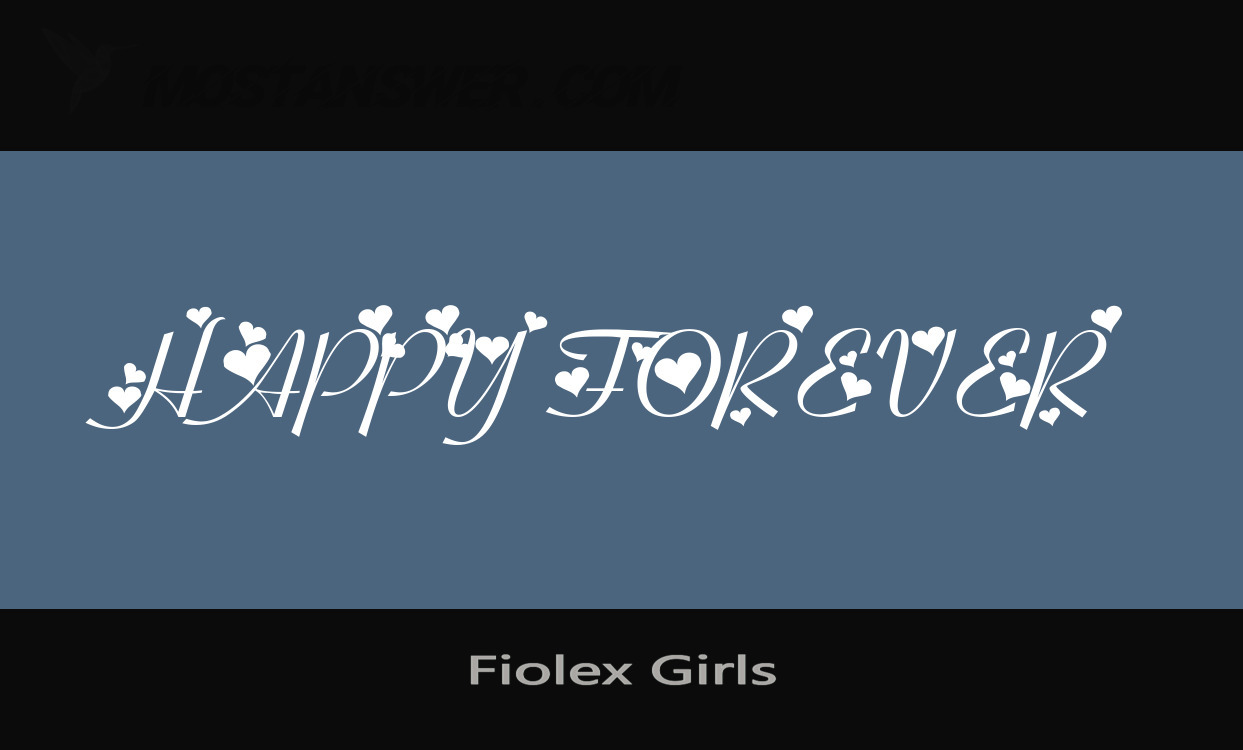 Filxgirl Font by | mostfont.com