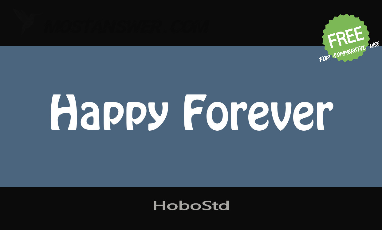 HoboStd Font by Morris Fuller Benton | mostfont.com