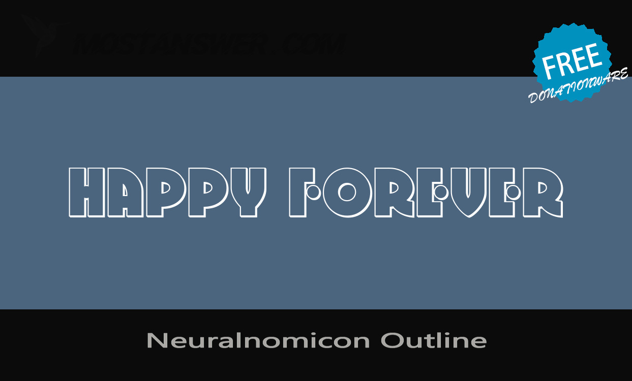 Neuralnomiconout Font by Iconian Fonts | mostfont.com