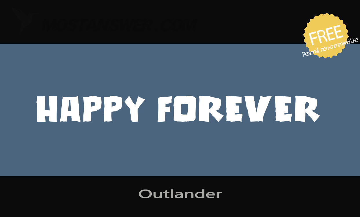 Outlander Font by PressGang Studios | mostfont.com