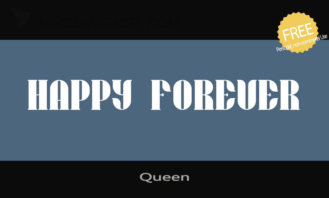 Queen Font by Linecreative | mostfont.com
