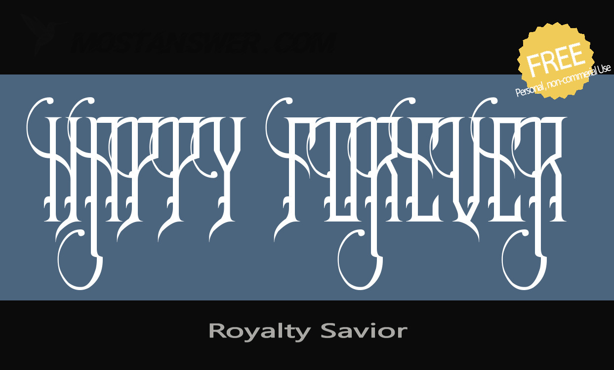 Royalty Savior Font by Jayde Garrow | mostfont.com