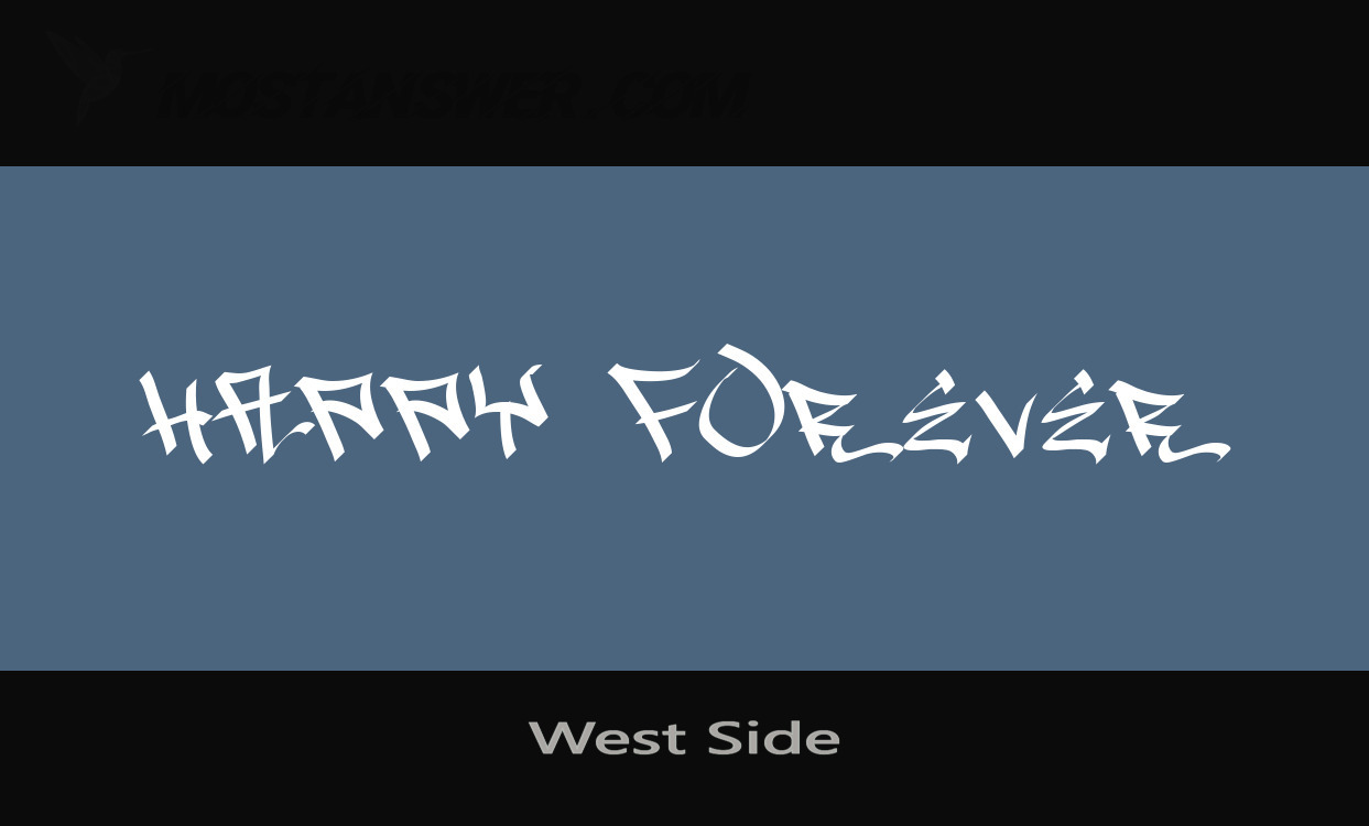 Wside Font by Nation | mostfont.com