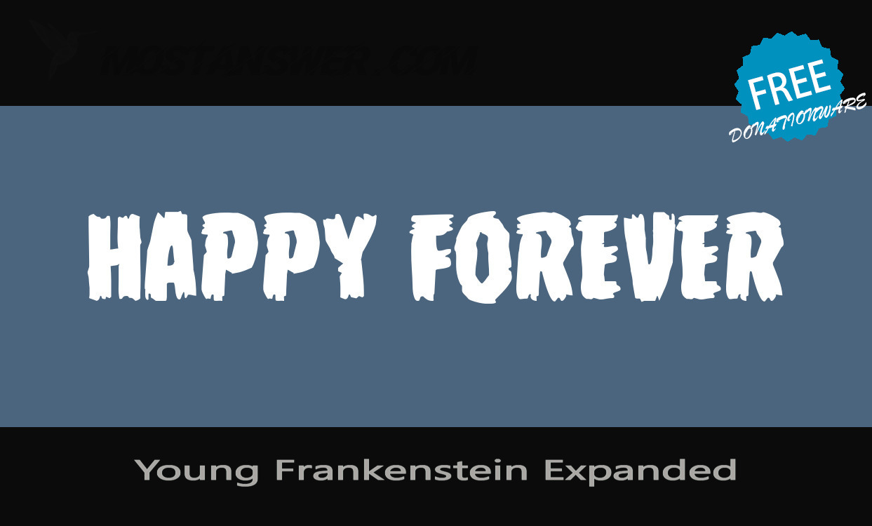 Youngfrankexpand Font by Iconian Fonts | mostfont.com